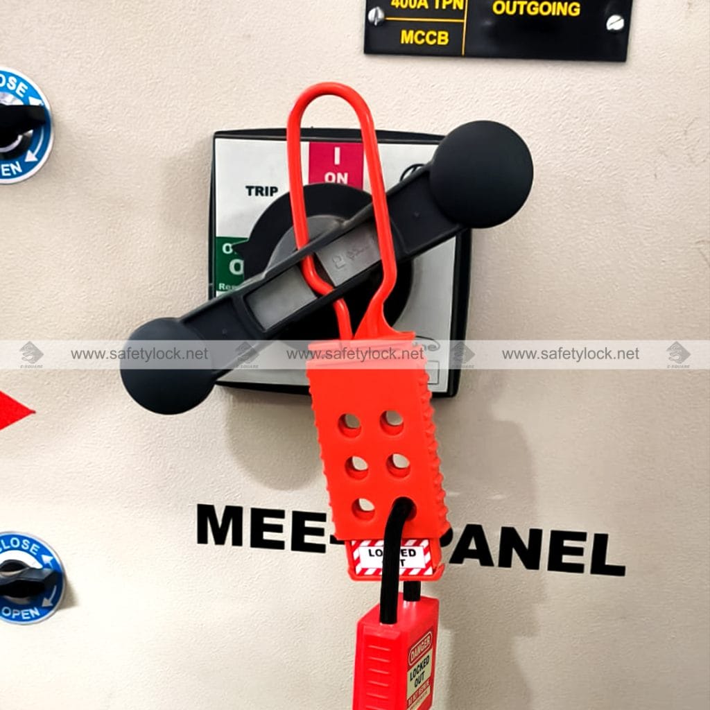 Di-electric Lockout Hasp with 5.5mm Shackle (Blister Packed)