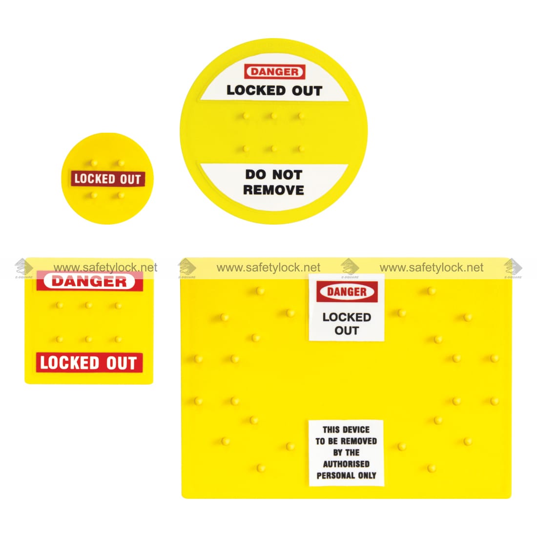 Normal Push Button Lockout Device for Emergency Stop Buttons