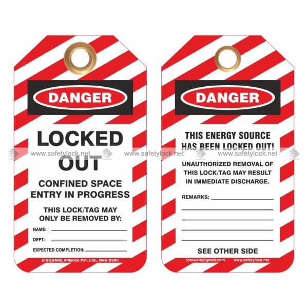 Confined Space Entry in Progress Tags | Confined Space Tags