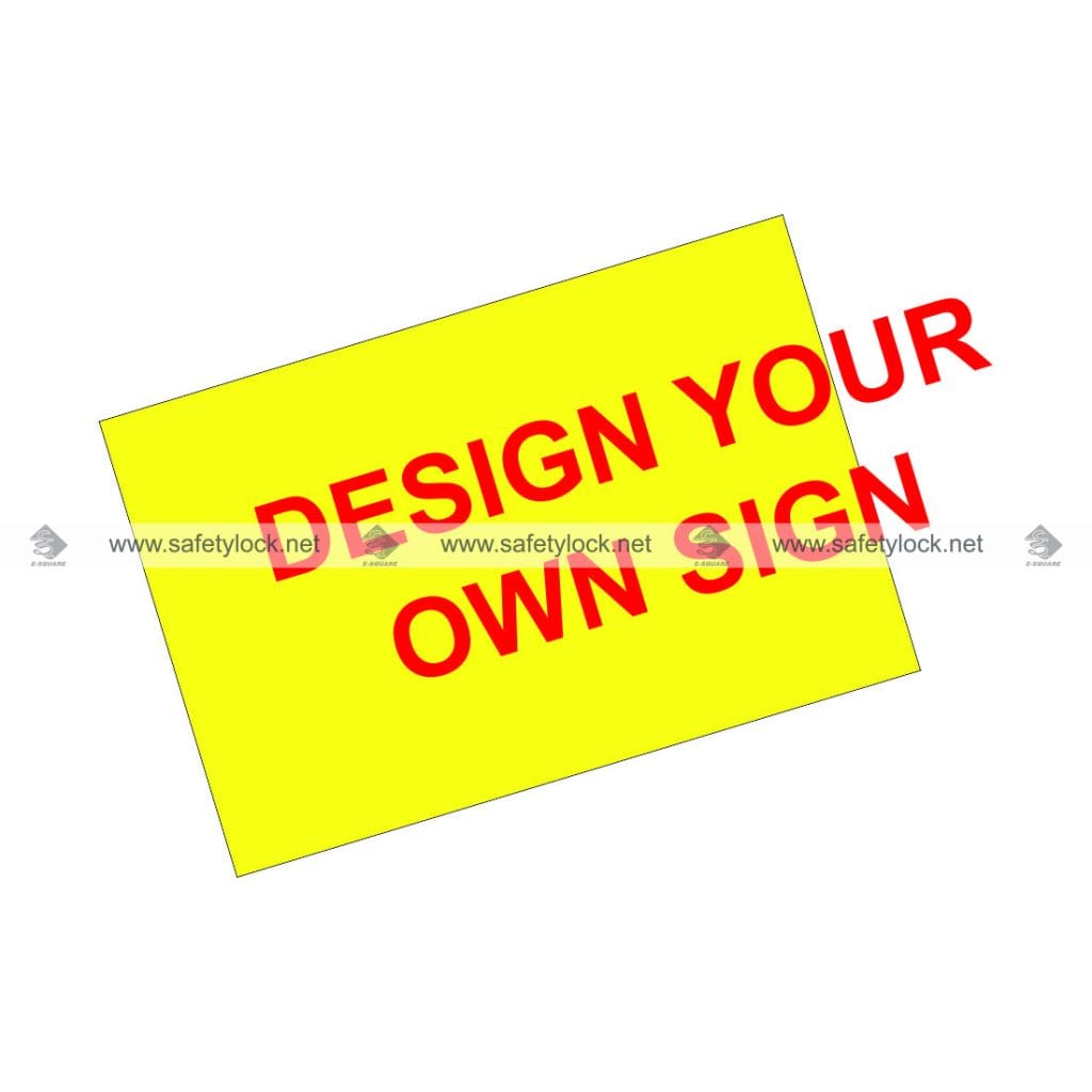 Customised Confined Space Lockout Cover Signs | E-Square