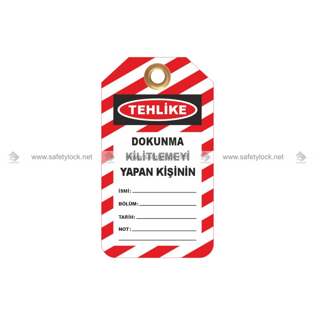 Customised LOTO Tags - Lockout Tags Customisation by E-Square