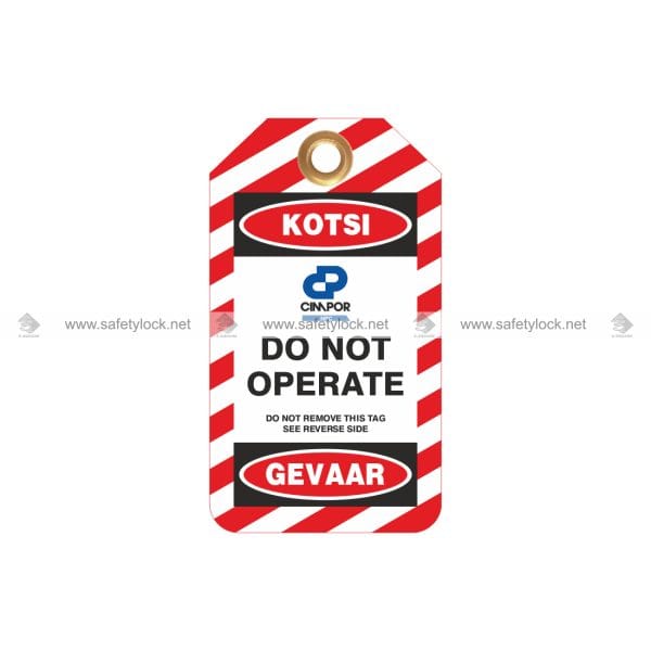 Language and Logo Customisation on Lockout Tags | E-Square
