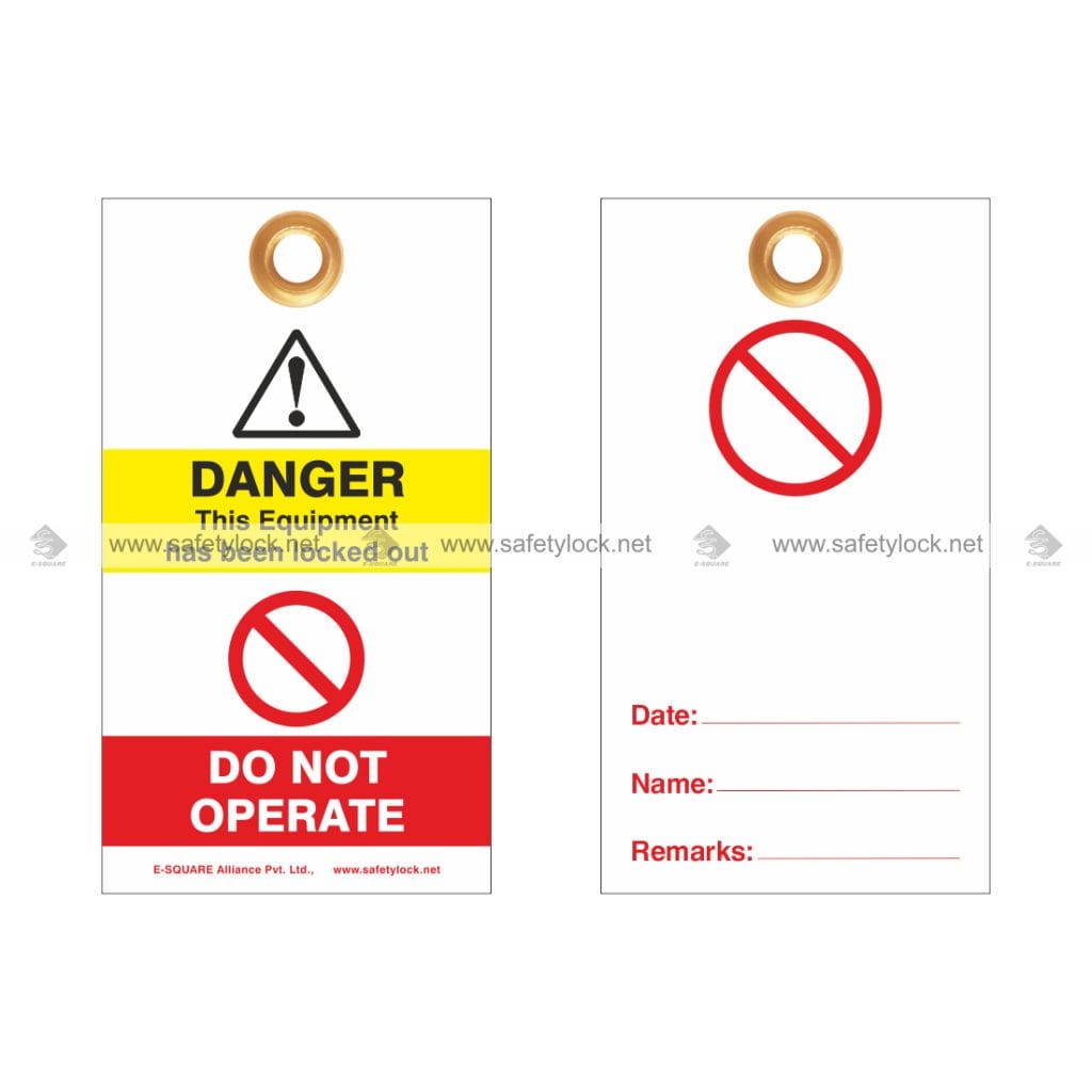 Disposable Lockout Tags Manufacturer - Economy LOTO Tags