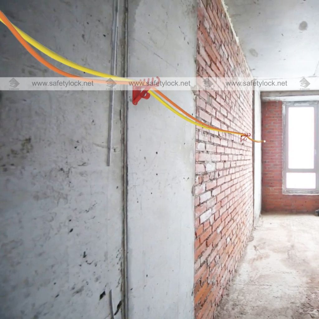 ABS Wall Wire Holder to Elevate Cables from Work Surfaces