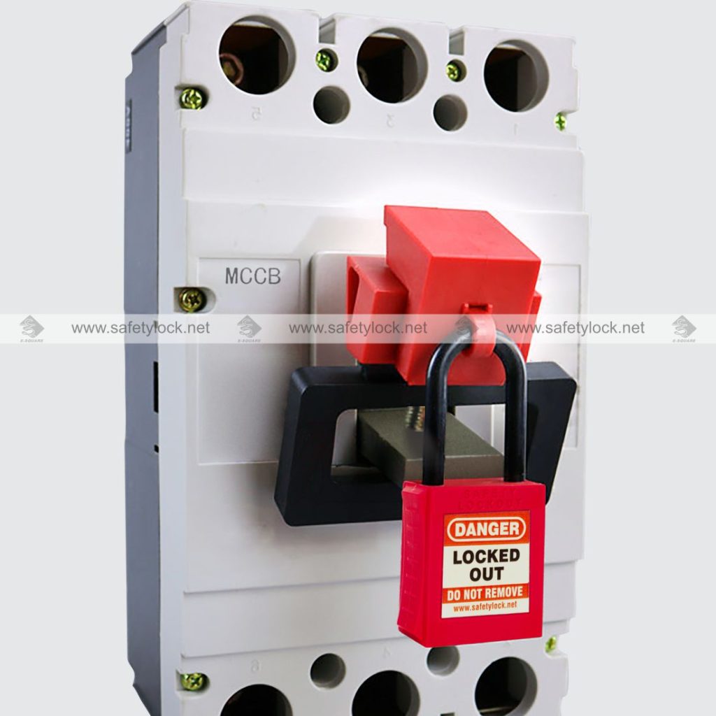 Clamp-On Breaker Lockout Device Large in Blister Packaging