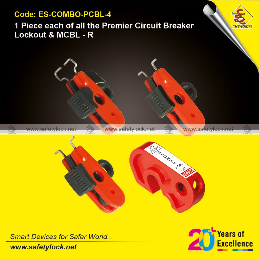 Premier Circuit Breaker Lockout and MCB Lockout Combo -Set of 4