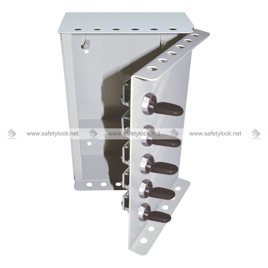 Safety Lockout Box with 5 Keys and 12 Holes | Lockout Tagout
