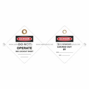 Special Lockout Tags - Small and Mini Square Lockout Tags