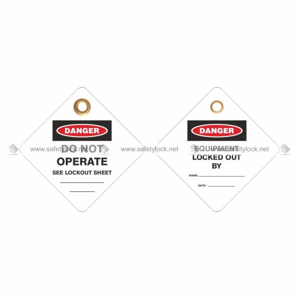 Special Lockout Tags - Small and Mini Square Lockout Tags