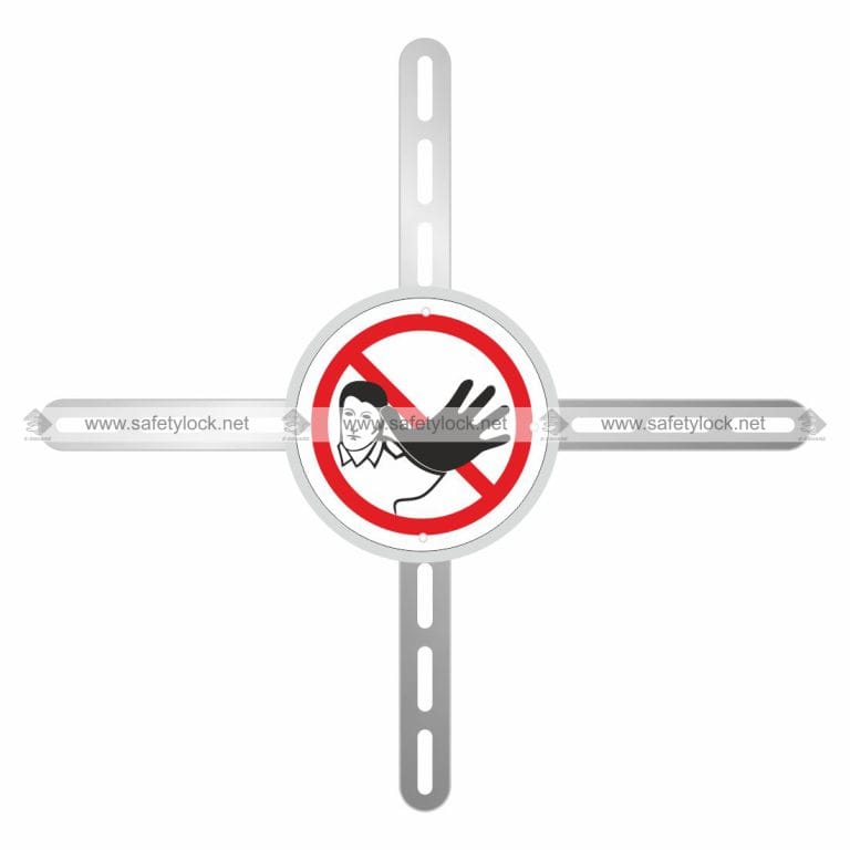 Steel Sign-o-Barrier for 40-inch Confined Space Opening