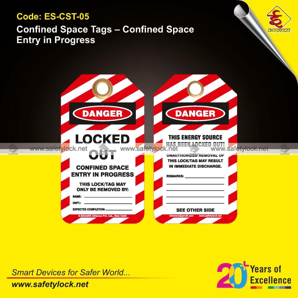 Confined Space Entry in Progress Tags | Confined Space Tags