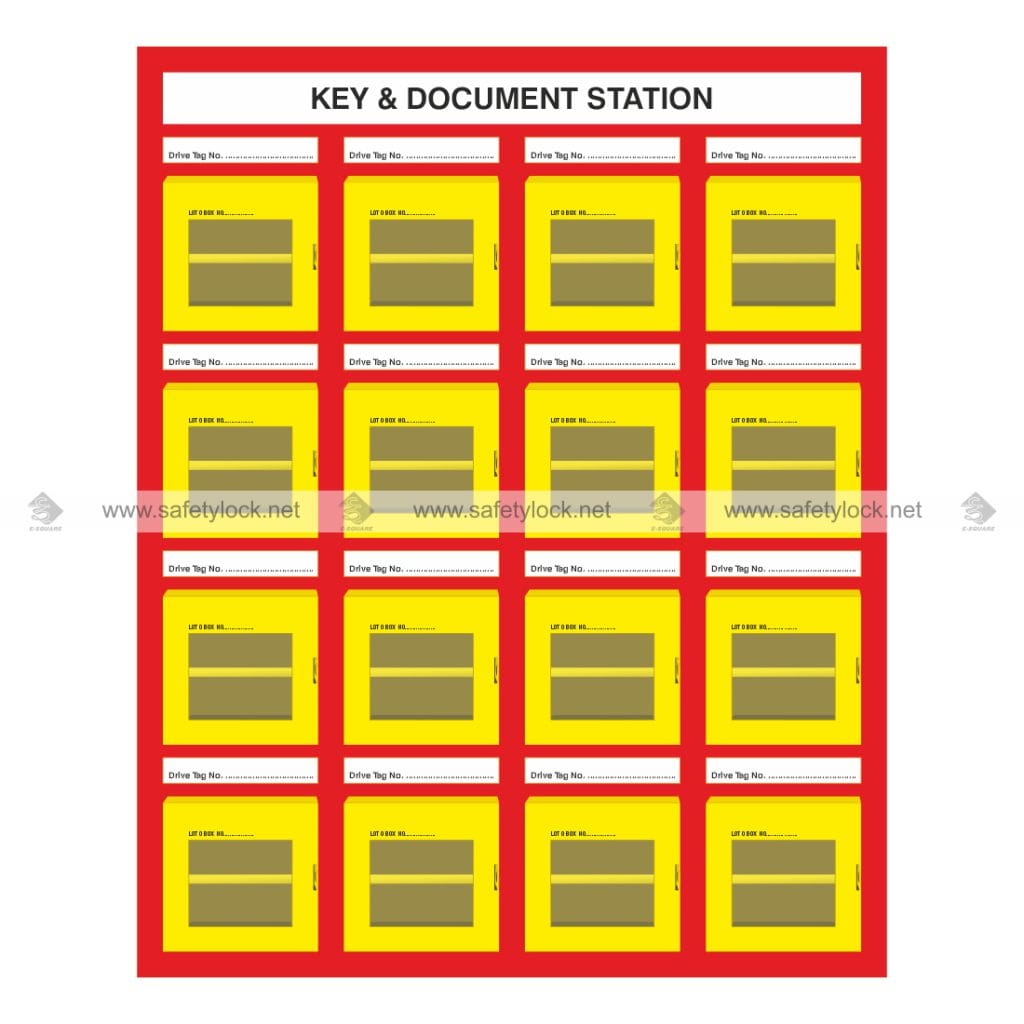 Wall Mounting Lockout Stations for Small Group Lock Mini Box
