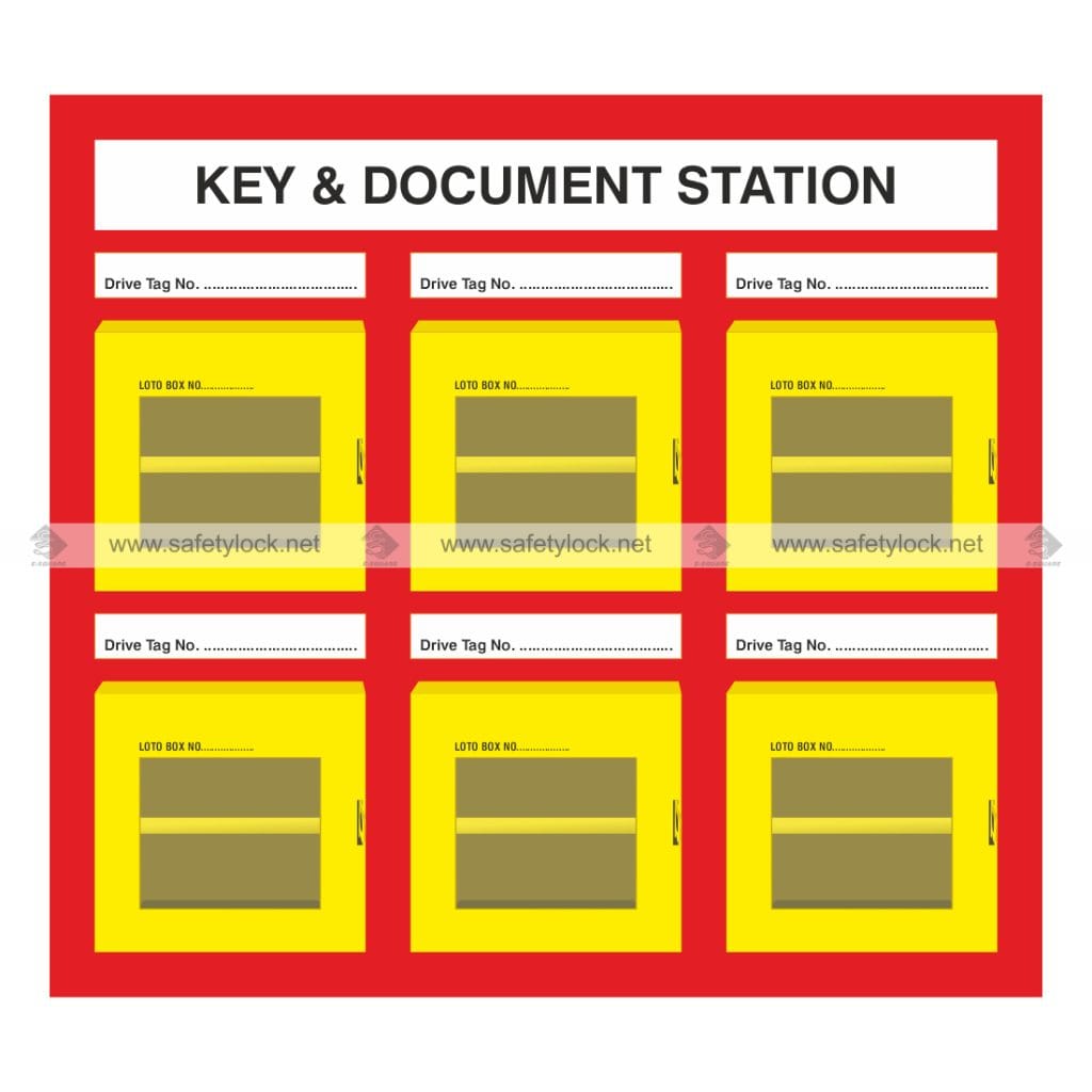 Wall Mounting Lockout Stations for Small Group Lock Mini Box