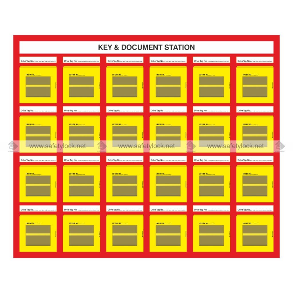 Wall Mounting Lockout Stations for Small Group Lock Mini Box