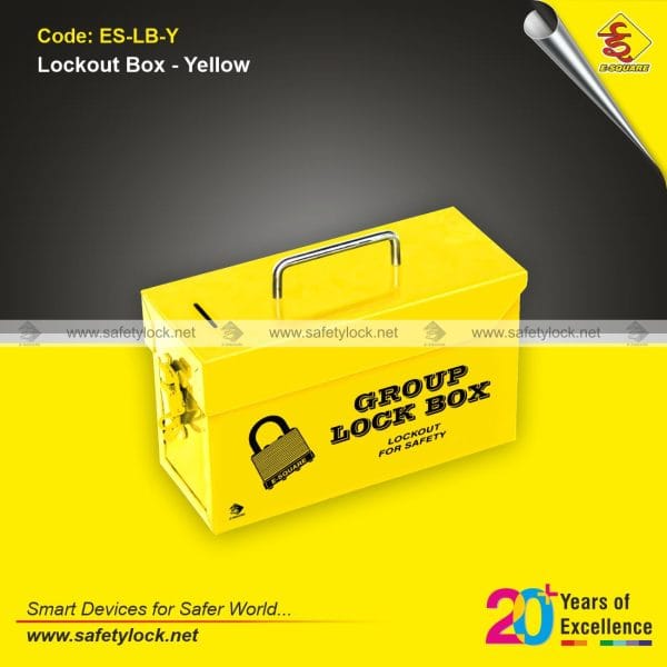 Yellow Lockout Box | Lockout Tagout Manufacturer Supplier