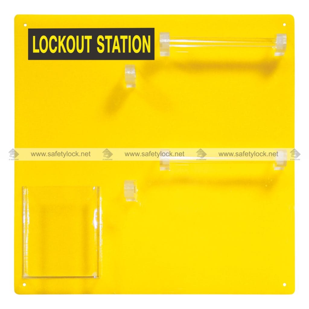 Front view Open Lockout Station for 10 locks | Lockout Tagout