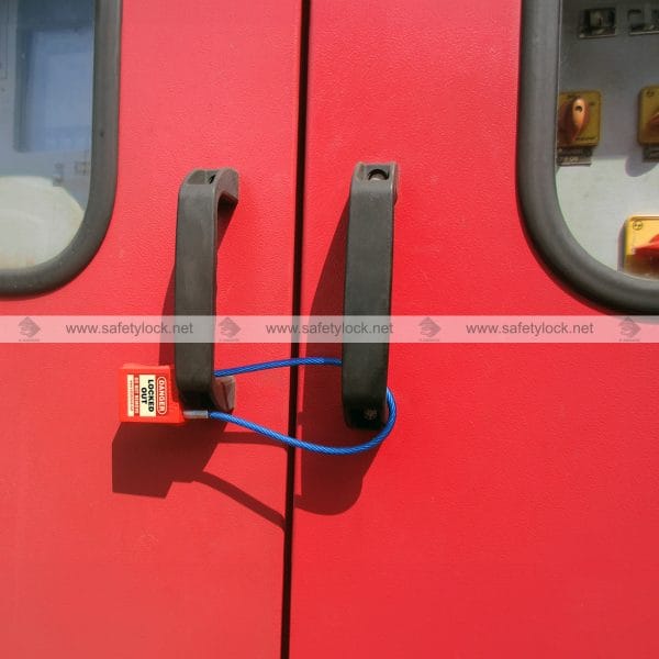 Cable Lockout Safety Padlock with 2 Feet Cable | E-Square