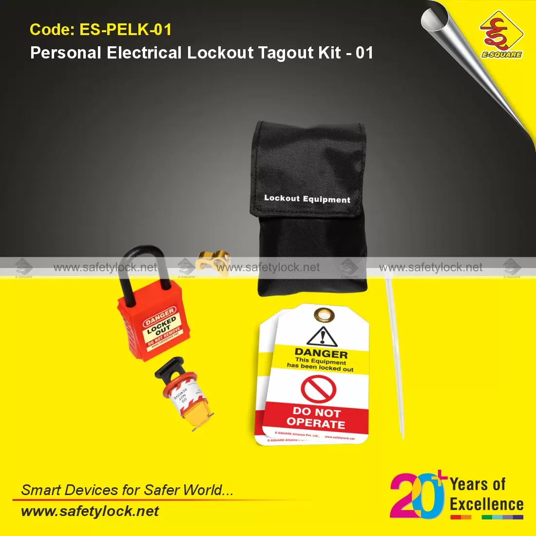 Lock Off Kit For Electricians Lockout Tagout Cabinet Loto ZKH Lockout ...