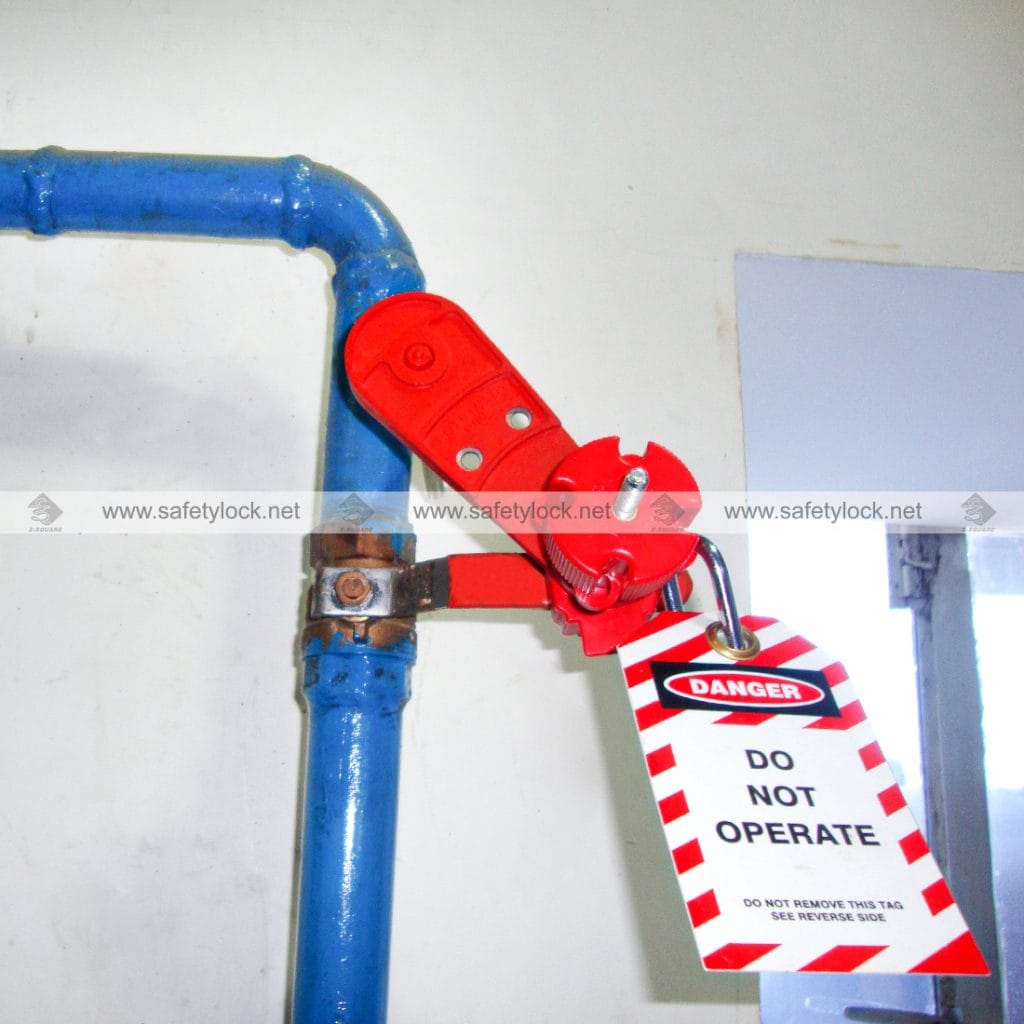 Universal Valve Lockout with Small Arm for Lockout Tagout