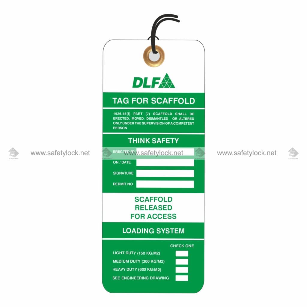 Buy Economy Scaffolding Tags for Scaffold Solutions | E-Square