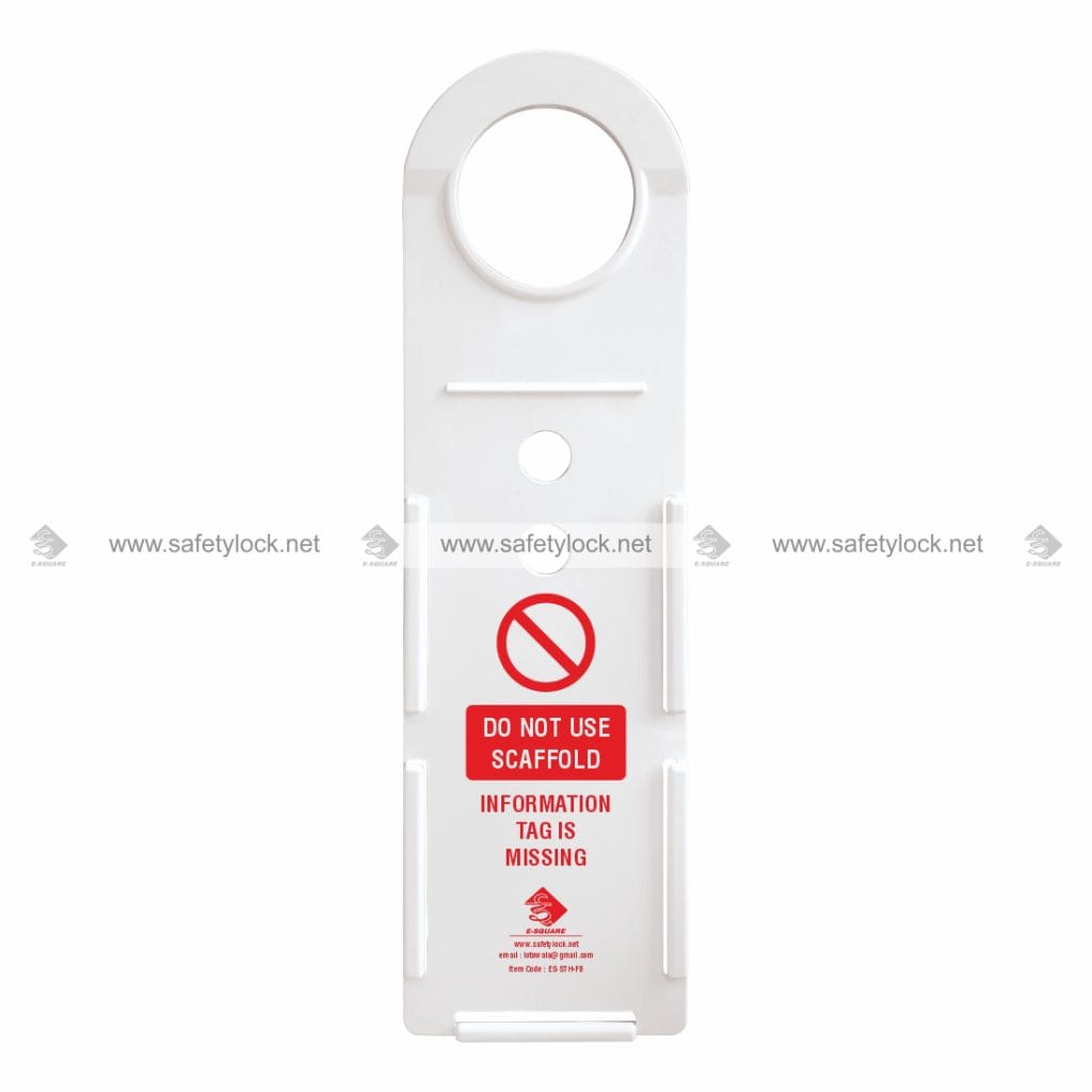 Red Colour Scaffolding Tags - Unsafe for Use | E-Square
