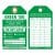 Green Colour Scaffolding Tags Perfect for Scaffold Use