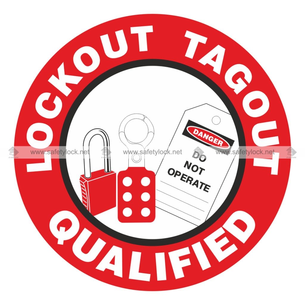 Lockout Tagout Hard Hat Labels - Lockout Hard Hat Stickers