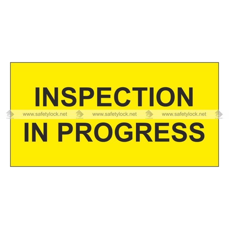 Magnetic Sign - Inspection in Progress - E-Square