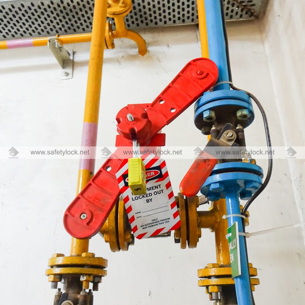 Universal Valve Lockout with 2 Small Arm | E-Square