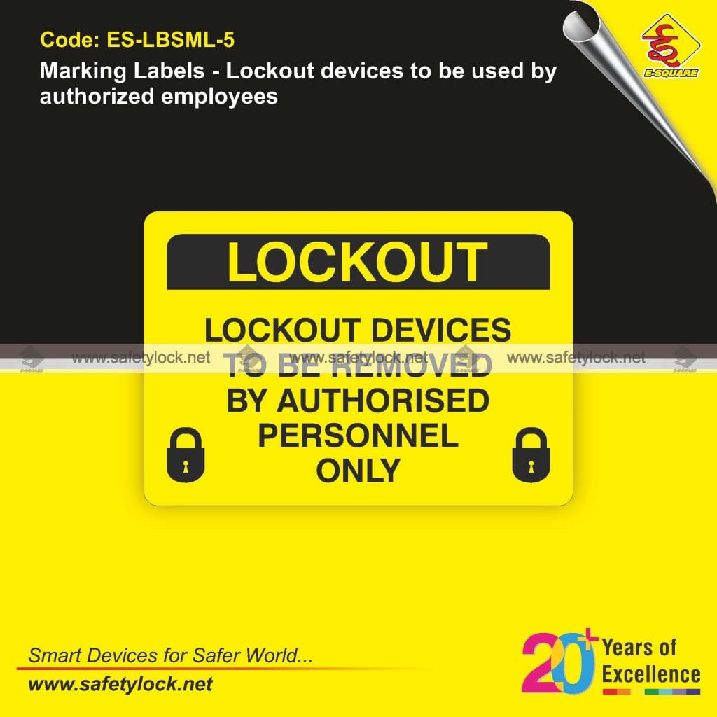 Marking Labels - Devices to be used by Authorized Employees