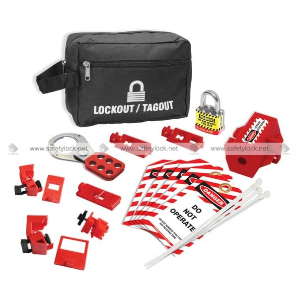 Basic Electrical Lockout Kit with Small Zipper Pouch | E-Square