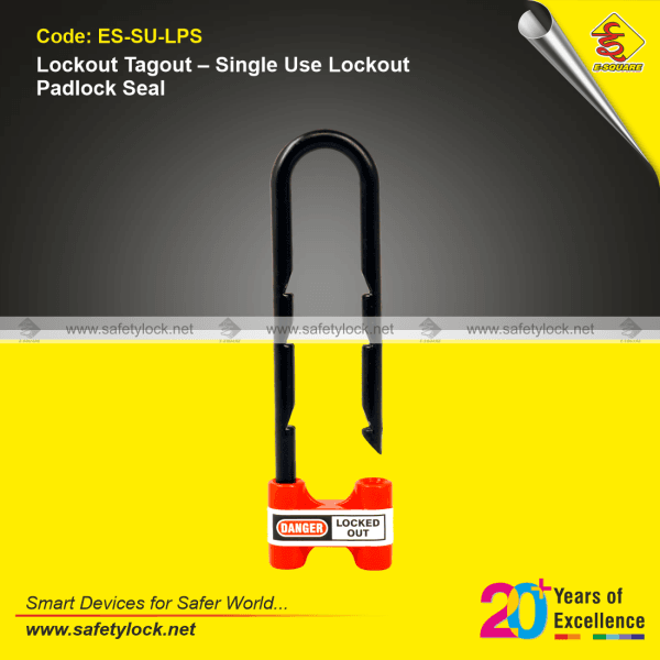 Lockout Tagout - Single Use Lockout Padlock Seal - E-Square