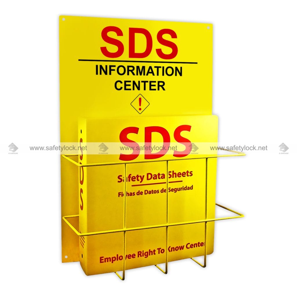 MSDS Binder Holder - Binder Display Rack for Safety Data Sheets
