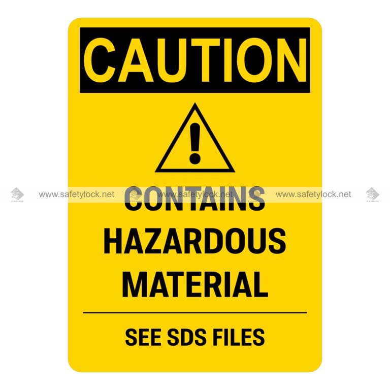 OSHA Caution Signs - MSDS / SDS Signs for Hazardous Materials