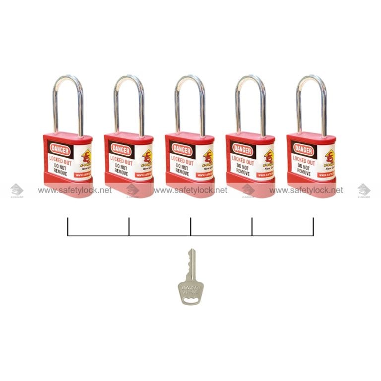 Series 4 OSHA Premier LOTO Safety Padlock | Lockout Tagout
