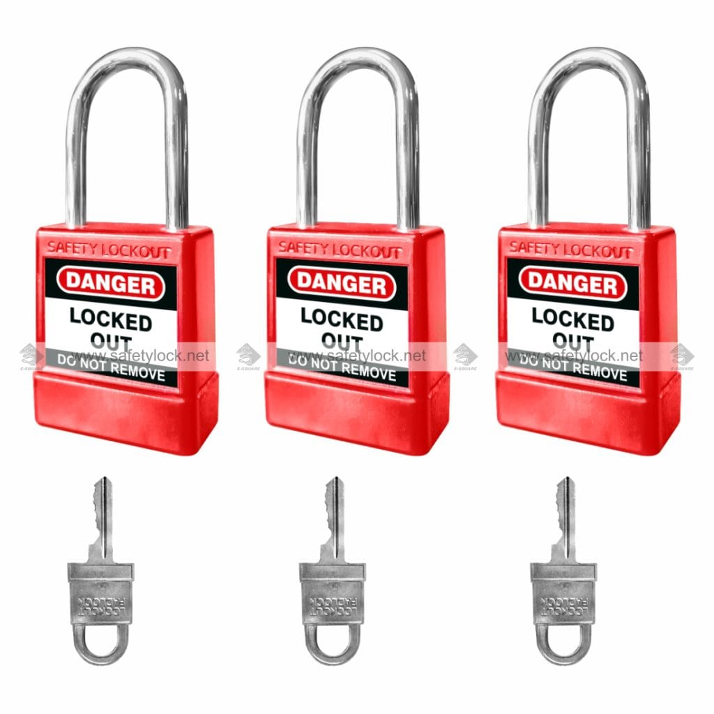 Series 6 PLSP Padlocks with ABS/Aluminium Body with 12 Colors