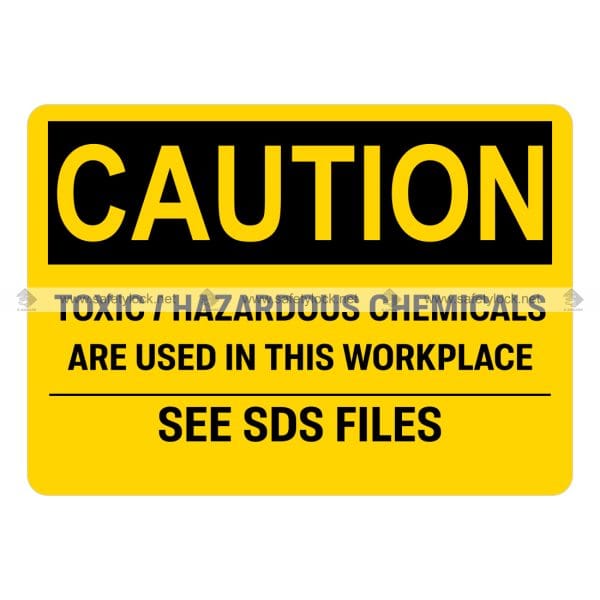 OSHA Caution Signs - MSDS / SDS Signs for Hazardous Materials