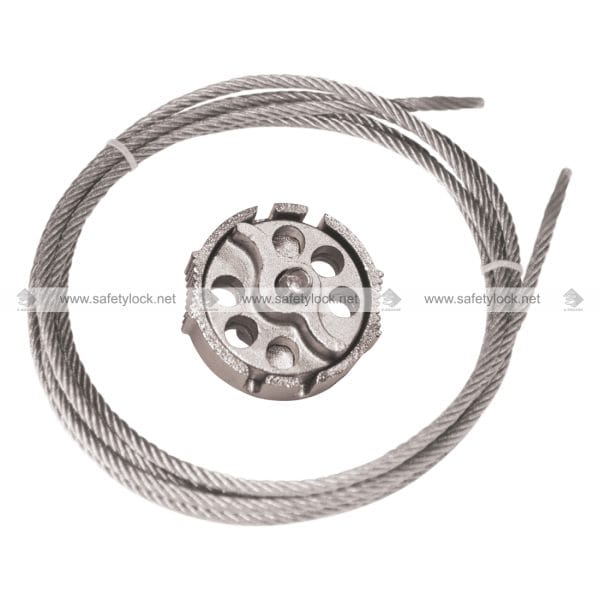 Twister Metallic Cable Lockout with Stainless Steel Cable