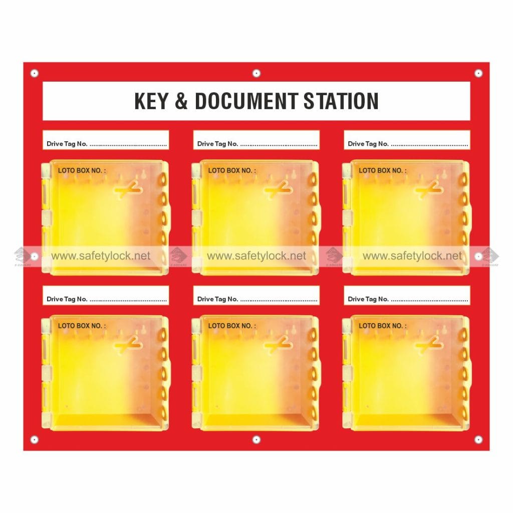 Wall Mounting Lockout Stations for Small Group Lock Mini Box