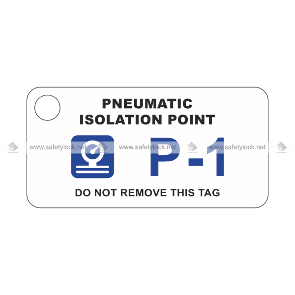 LockPoint Energy Source ID Tag - Pneumatic Isolation Point - E-Square