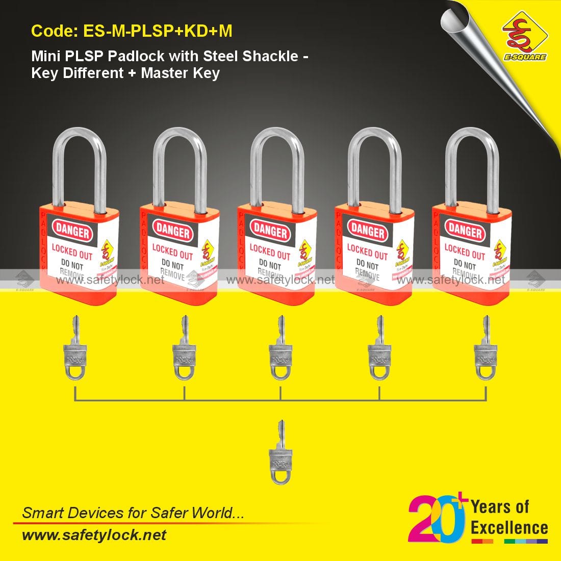 Small Lockout Padlock Manufacturer Supplier | E-Square