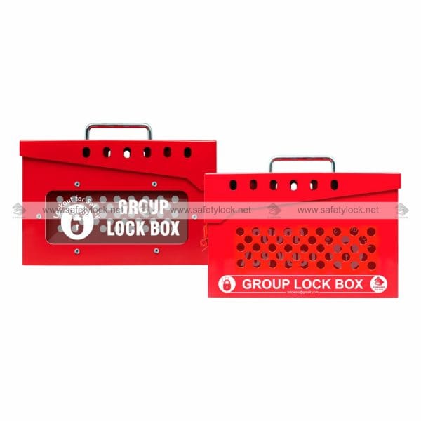 Smart Group Lock Box with Single Window Perforated Back